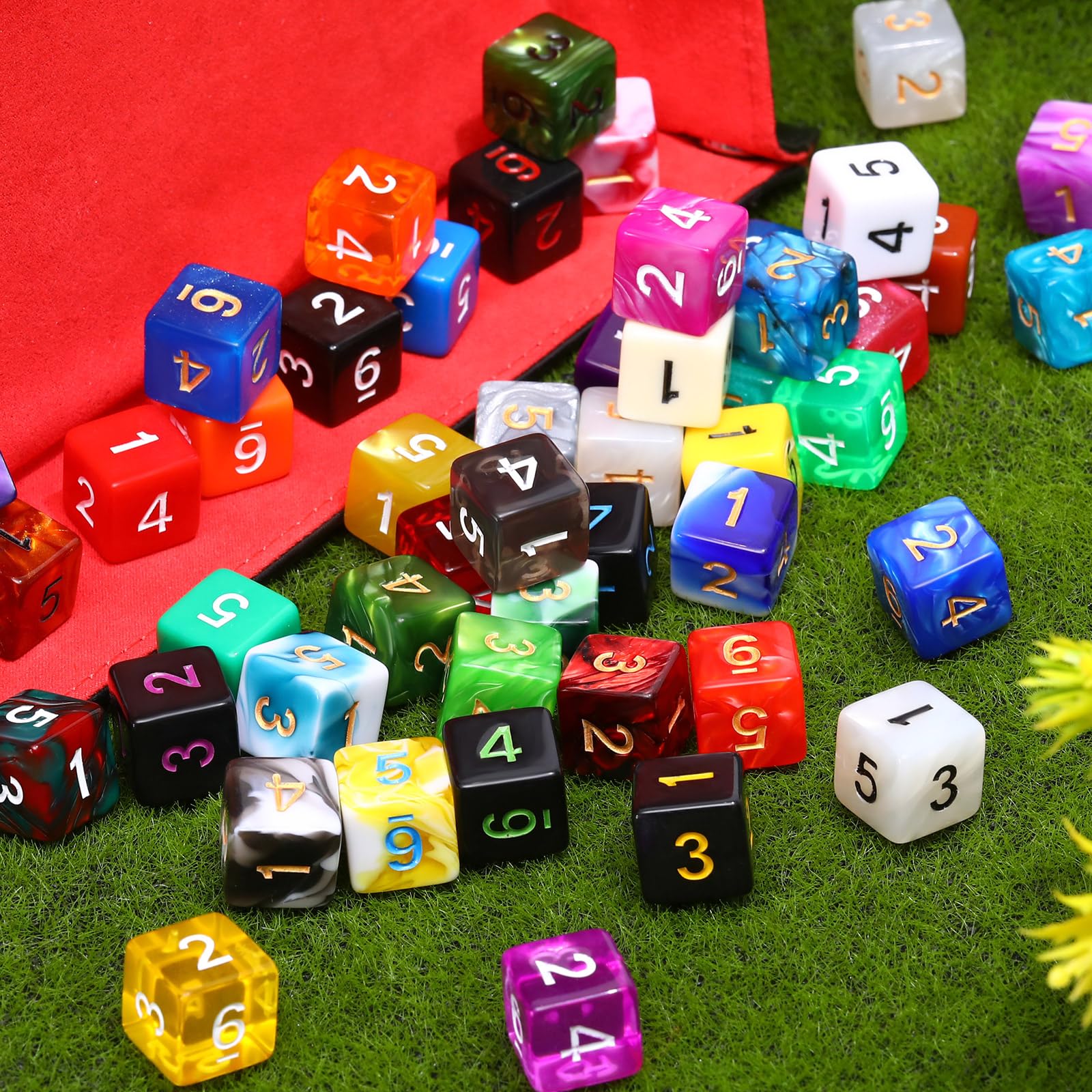 Snapklik.com : Skylety 100 Pieces Polyhedral Dice Set