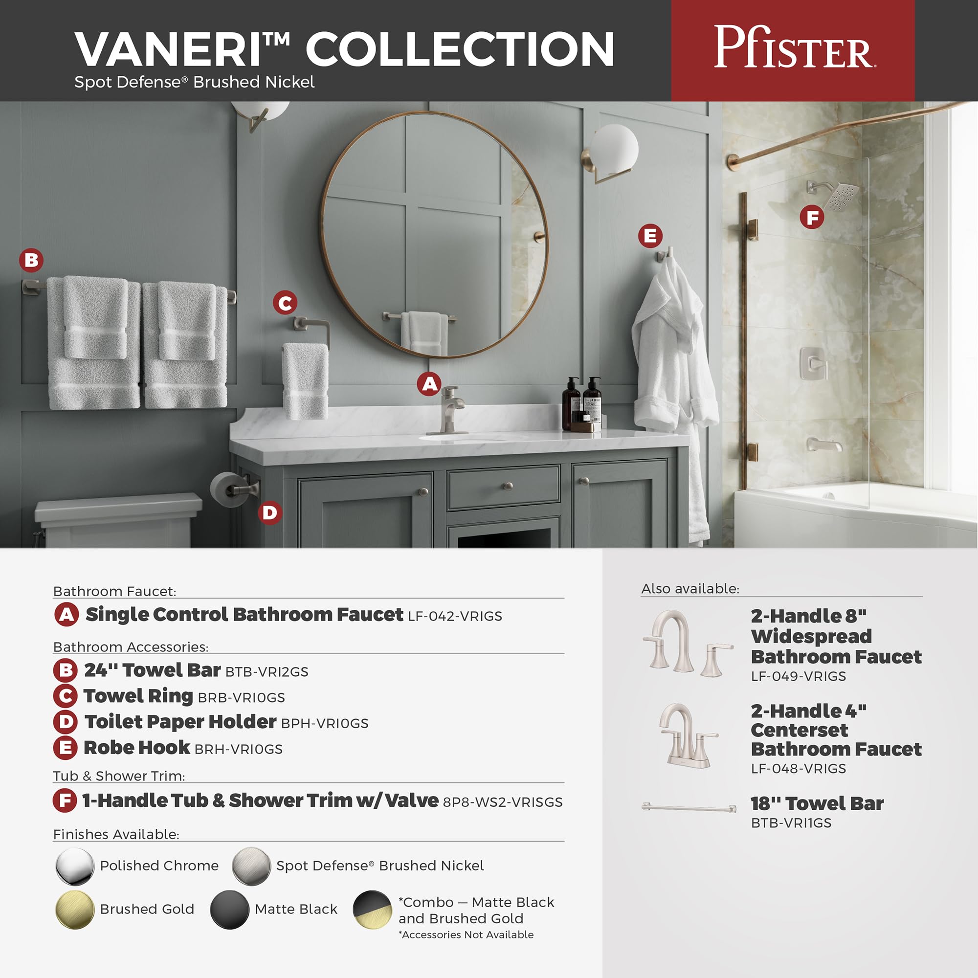 Snapklik.com : Vaneri Toilet Paper Holder, Bathroom Tissue Roll Holder ...