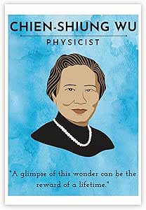 Amazon.com: HASIDU Chien-Shiung Wu - Physicist - Classroom Poster - 12 ...