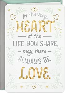 Amazon.com : Hallmark Wedding Card (May There Always Be Love) : Office ...