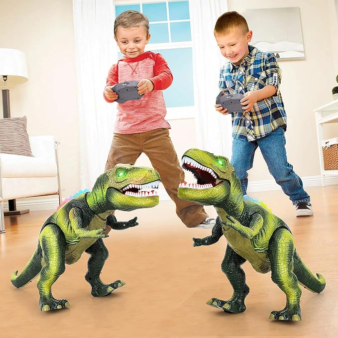 Amazon.com: STEAM Life Remote Control Dinosaur Toys for Kids 3-5, T Rex ...