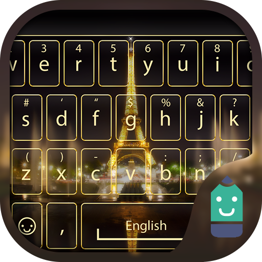 Gold Paris Tower Theme&Emoji Keyboard - App on Amazon Appstore