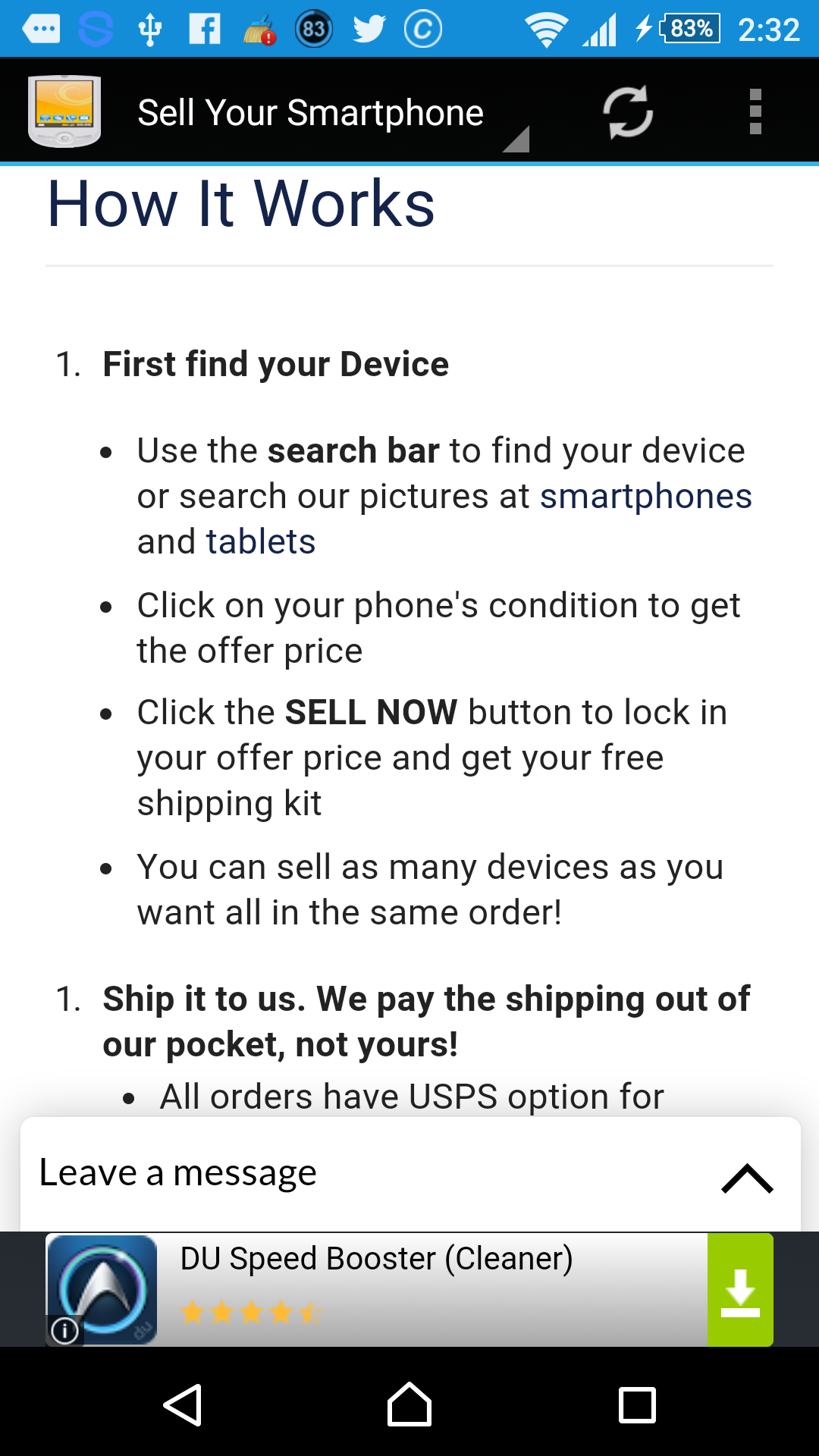 Sell your Smartphone - App on Amazon Appstore