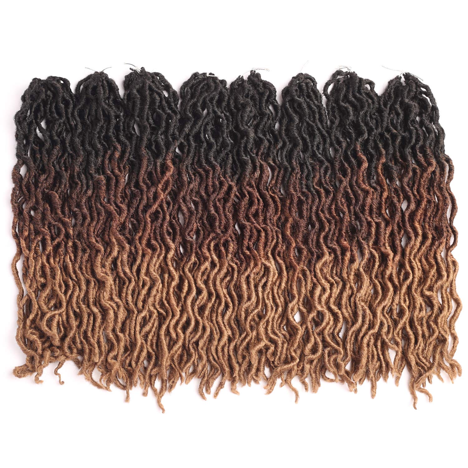 Buy VCKOVKCO Gypsy Locs Ombre 3 Tone Faux Locs Dreadlock African Roots ...
