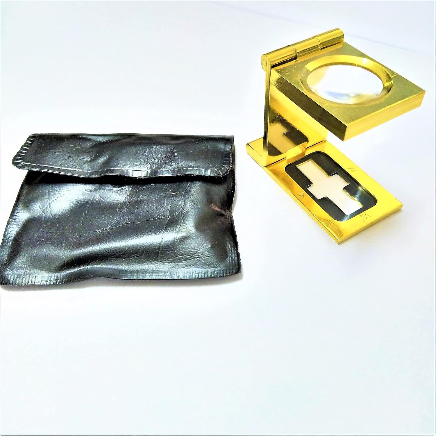 SIVASAKTHI Pick Glass Supreme Golden, with Pouch, 10X Pick Glass ...