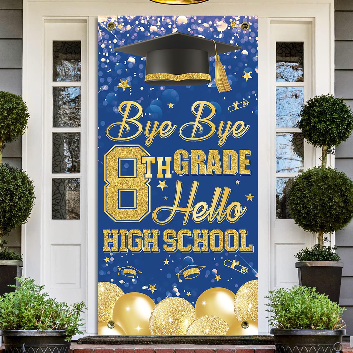 8th Grade Graduation Banner Congrats Grad Banner Graduation Banner