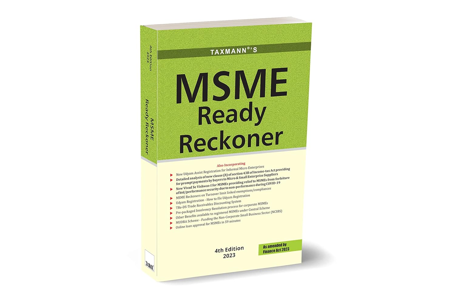 Buy Taxmann's MSME Ready Reckoner – Handy reference book that ...