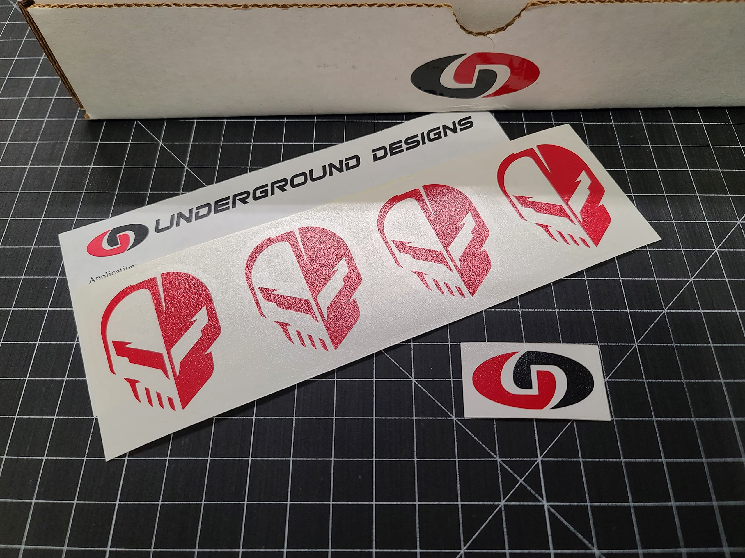 Amazon.com - C8 Mini Skull Decals (2-Pack) Jake Skull Racing Sticker 6 ...