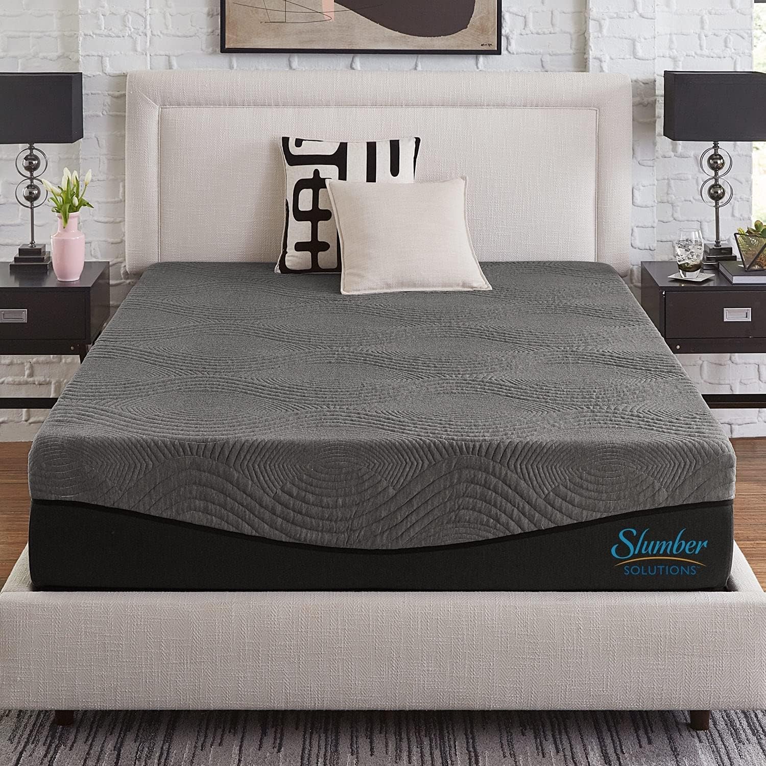 Amazon.com: Slumber Solutions 10-in. Gel Memory Foam Mattress Medium ...