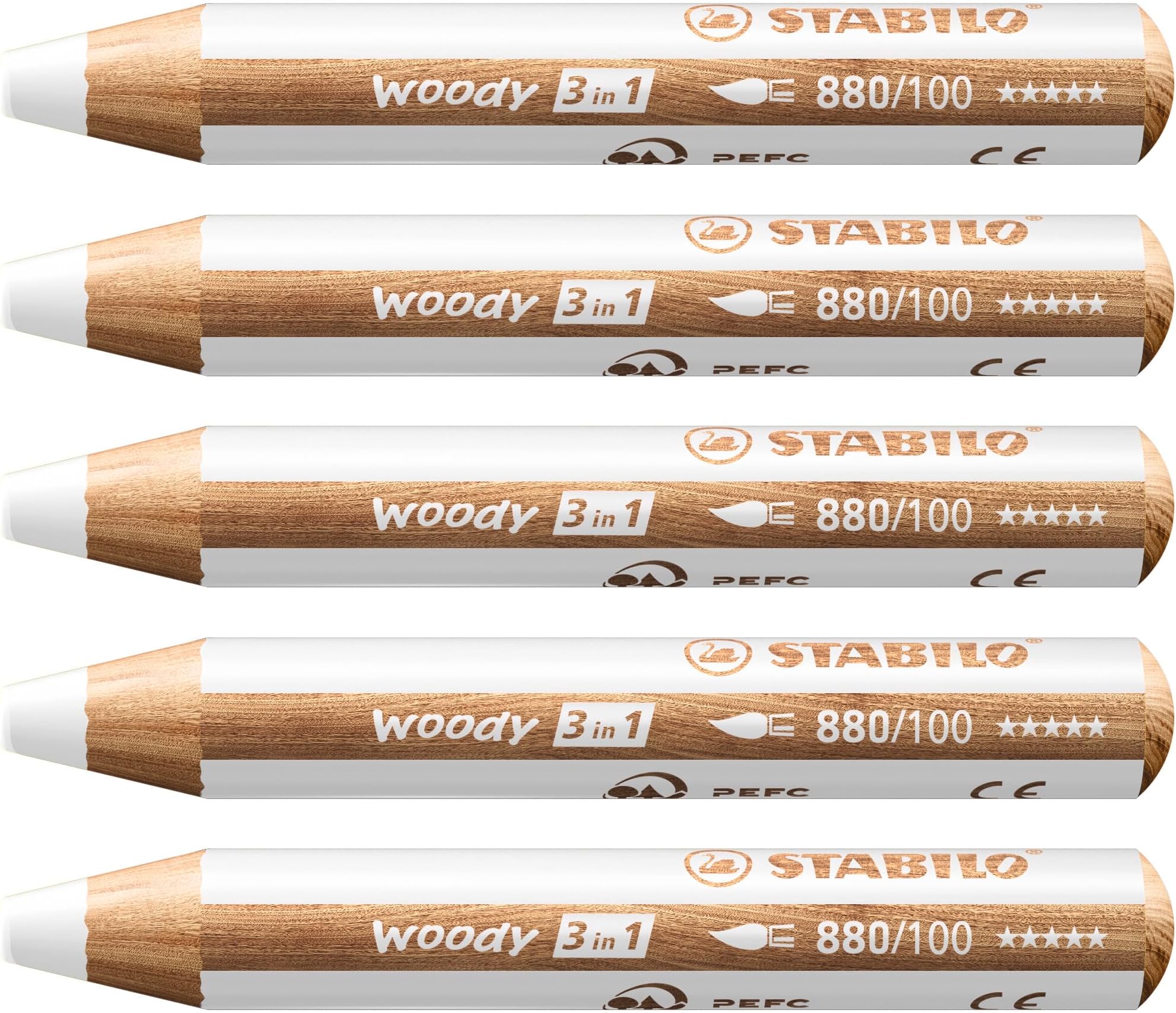 Amazon.com : STABILO Multi-talented Pencil woody 3-in-1 - Pack of 2 ...