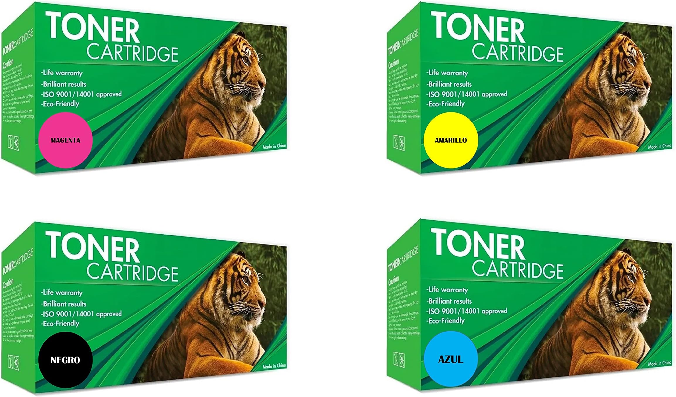 TONER CF410A Juego de Color Completo cf410a, cf411a, cf412a, cf413a ...