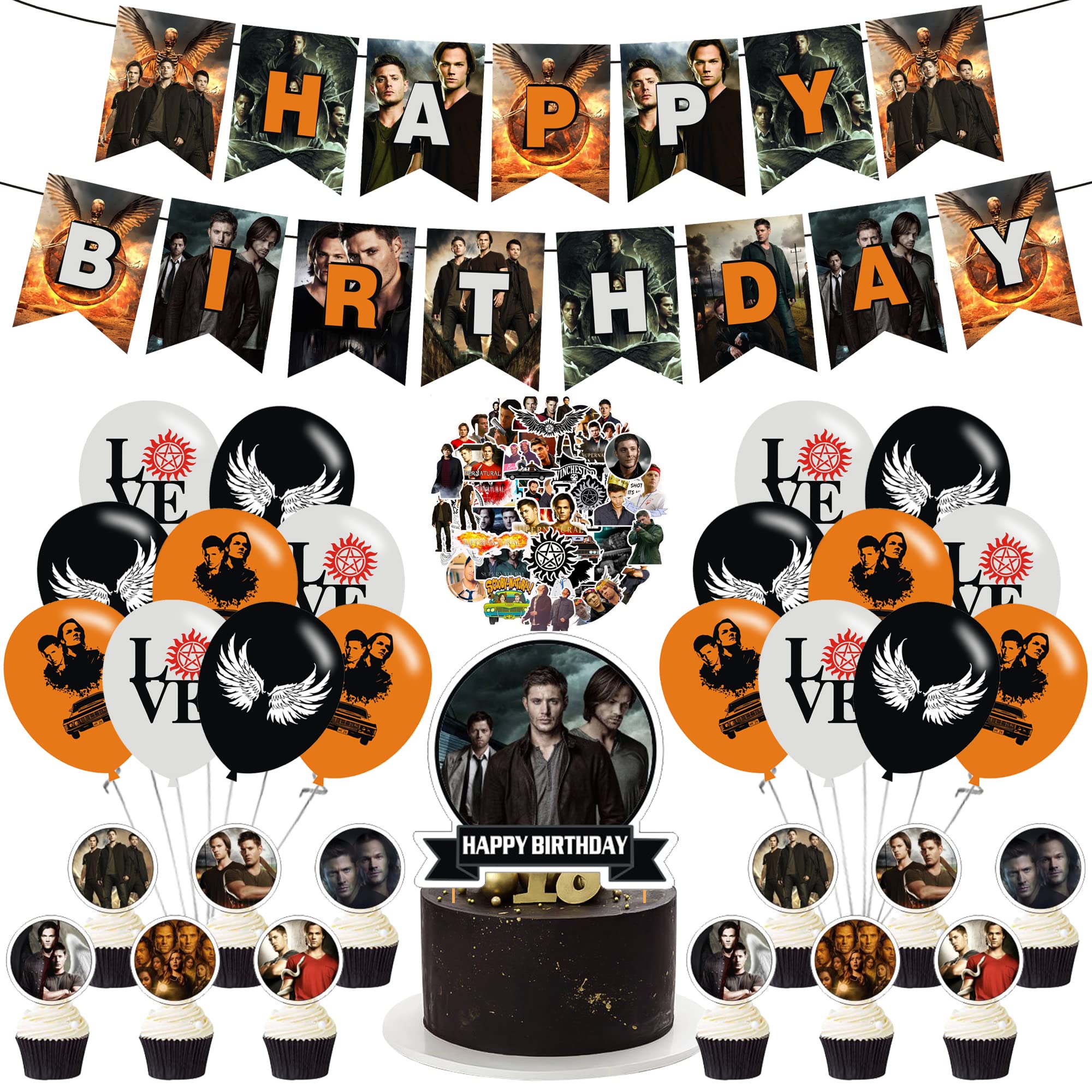 Buy Supernatural Birthday Party Supplies,Decorations for Supernatural ...