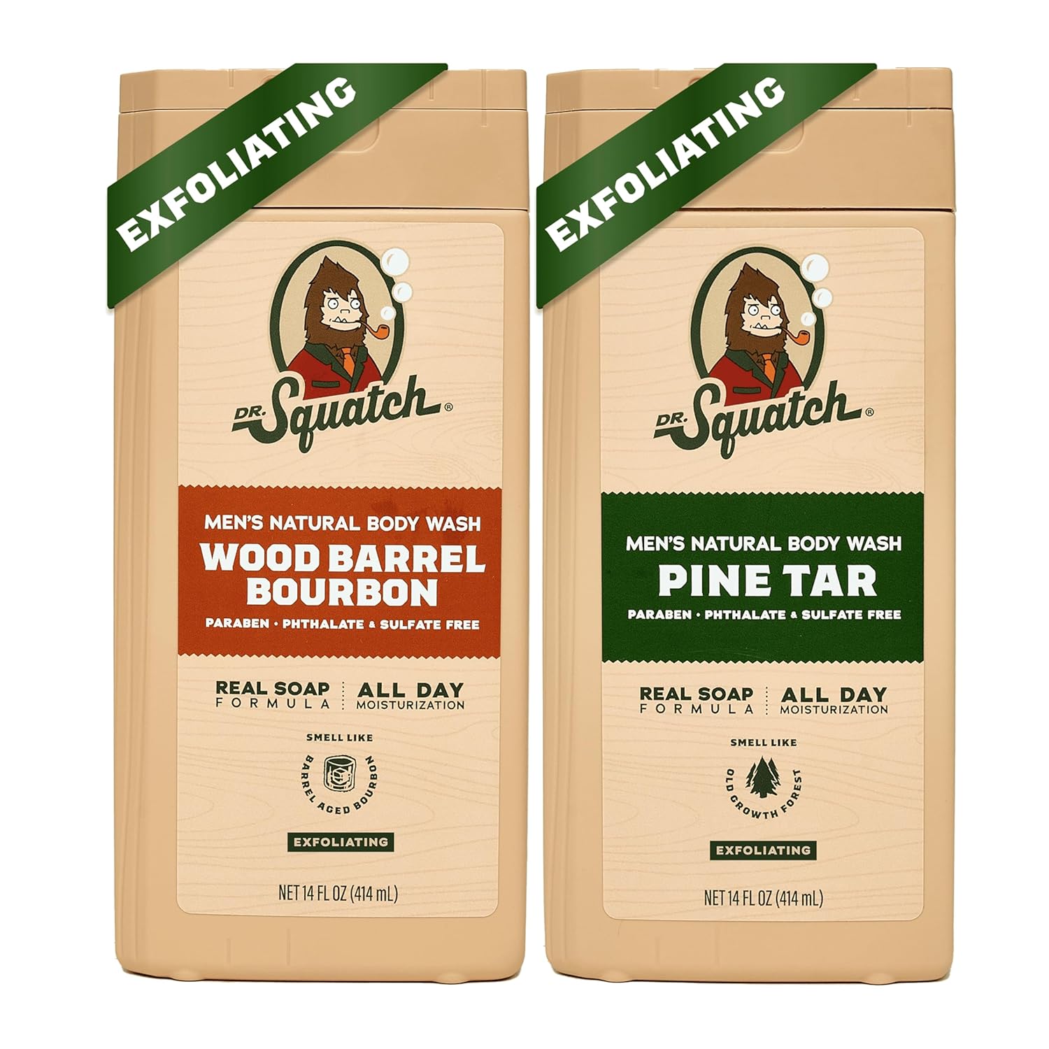 Amazon.com : Dr. Squatch NEW Body Wash for Men with Nourishing, Natural Ingredients | No Paraben ...