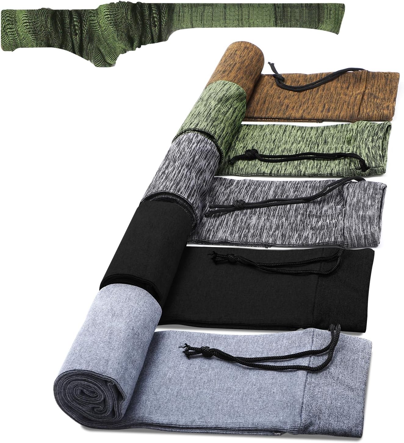 Amazon.com: WIOR 5 Pack Gun Socks, 55 x 6 Inch Extra-Wide Knit Gun ...