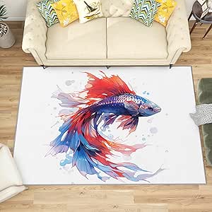 Amazon.com: SherAvant Fish Rugs for Bedroom - 2x3 Rug - Fish Rug ...