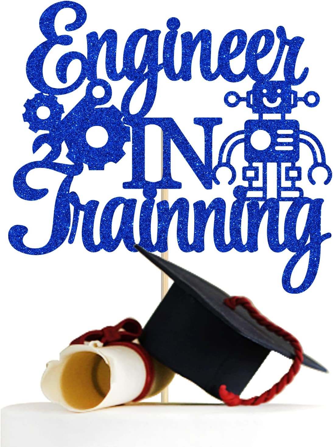 Amazon.com: Engineer in Trainning Cake Topper, Future Engineer/Engineer ...