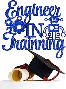 Amazon.com: Engineer in Trainning Cake Topper, Future Engineer/Engineer ...