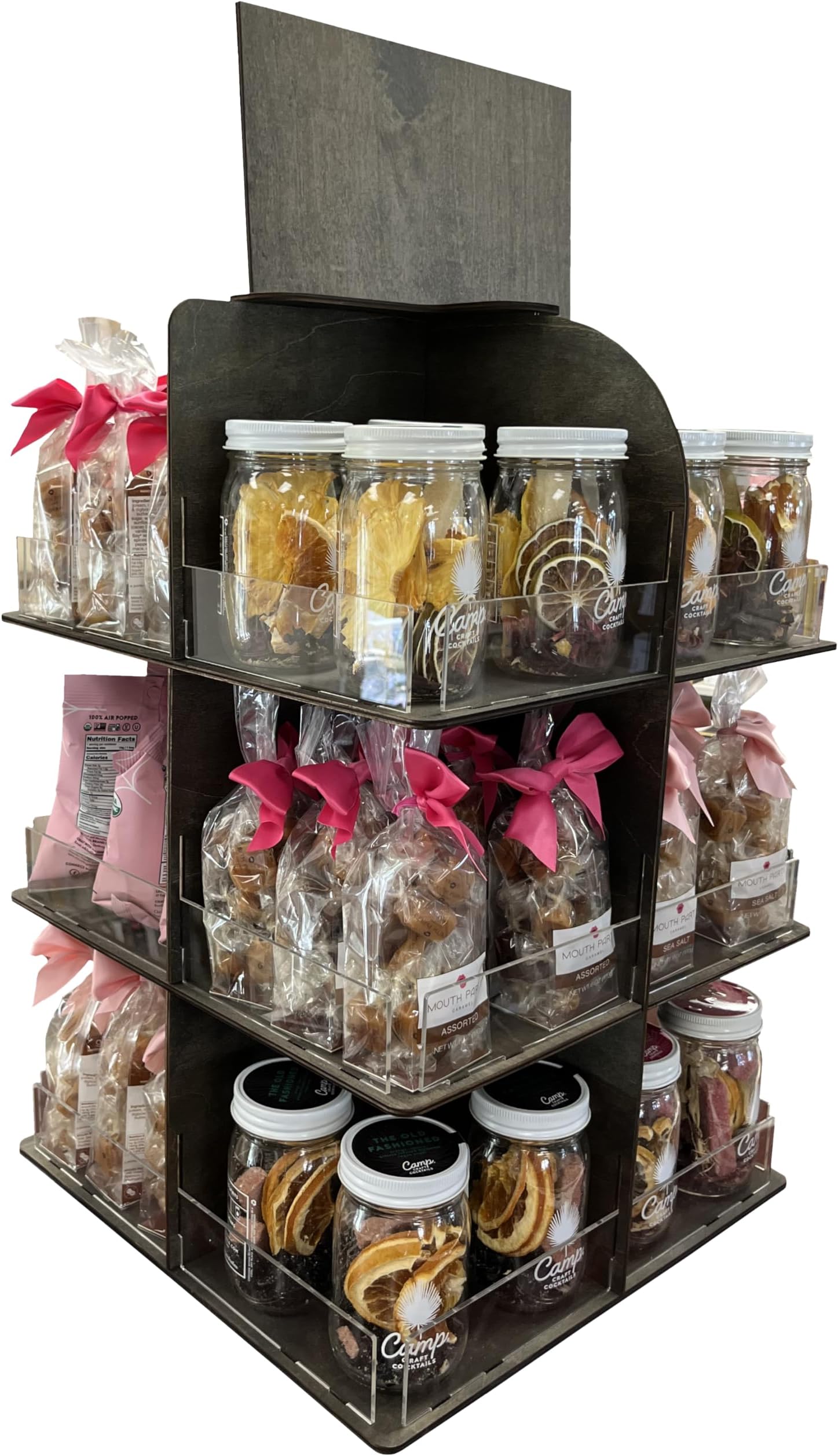 Amazon.com: Versatile 4-Sided Rotating Display Stand for Candy, Snacks ...