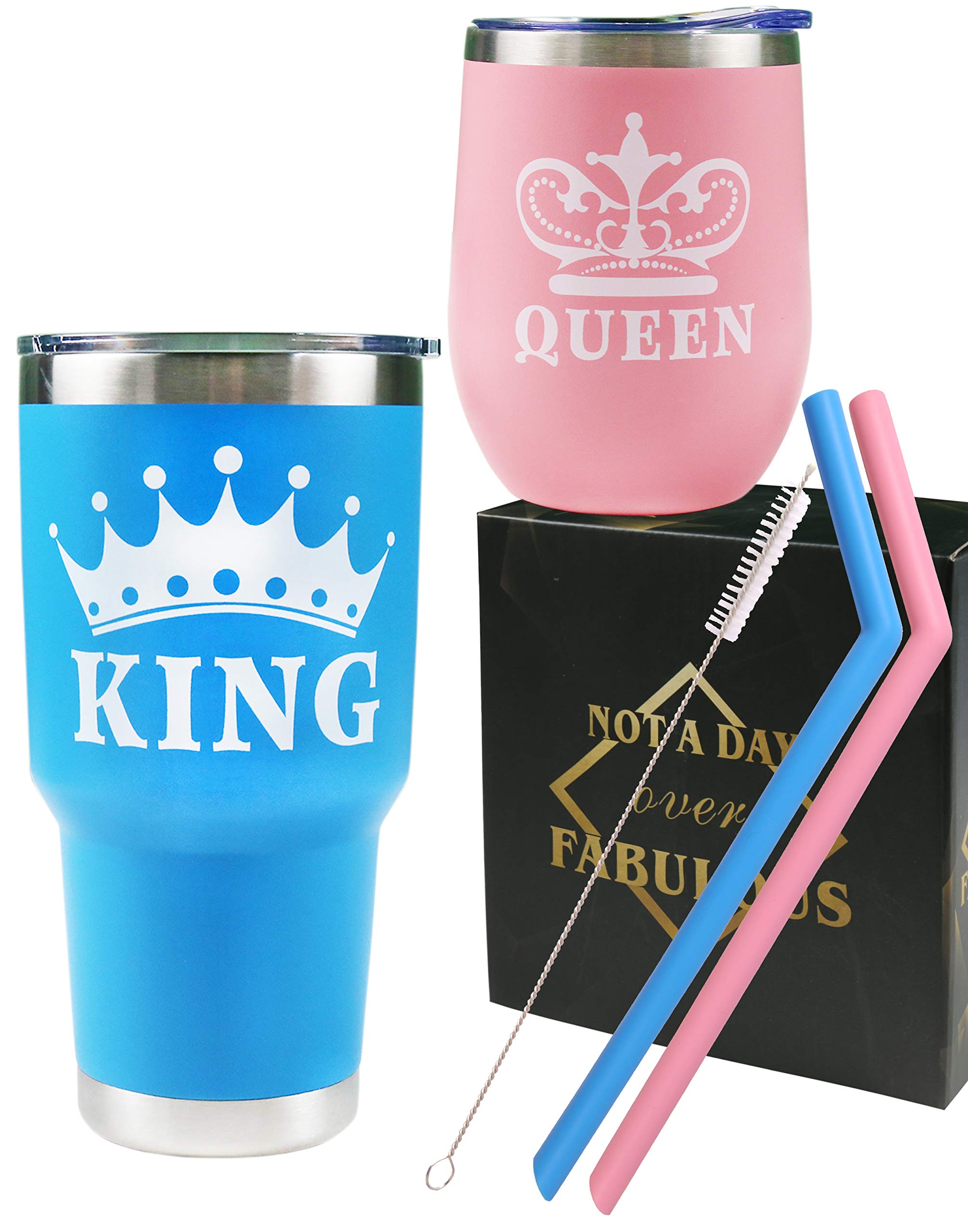 Buy King and Queen Couples Set,King and Queen Gifts for Couples ...