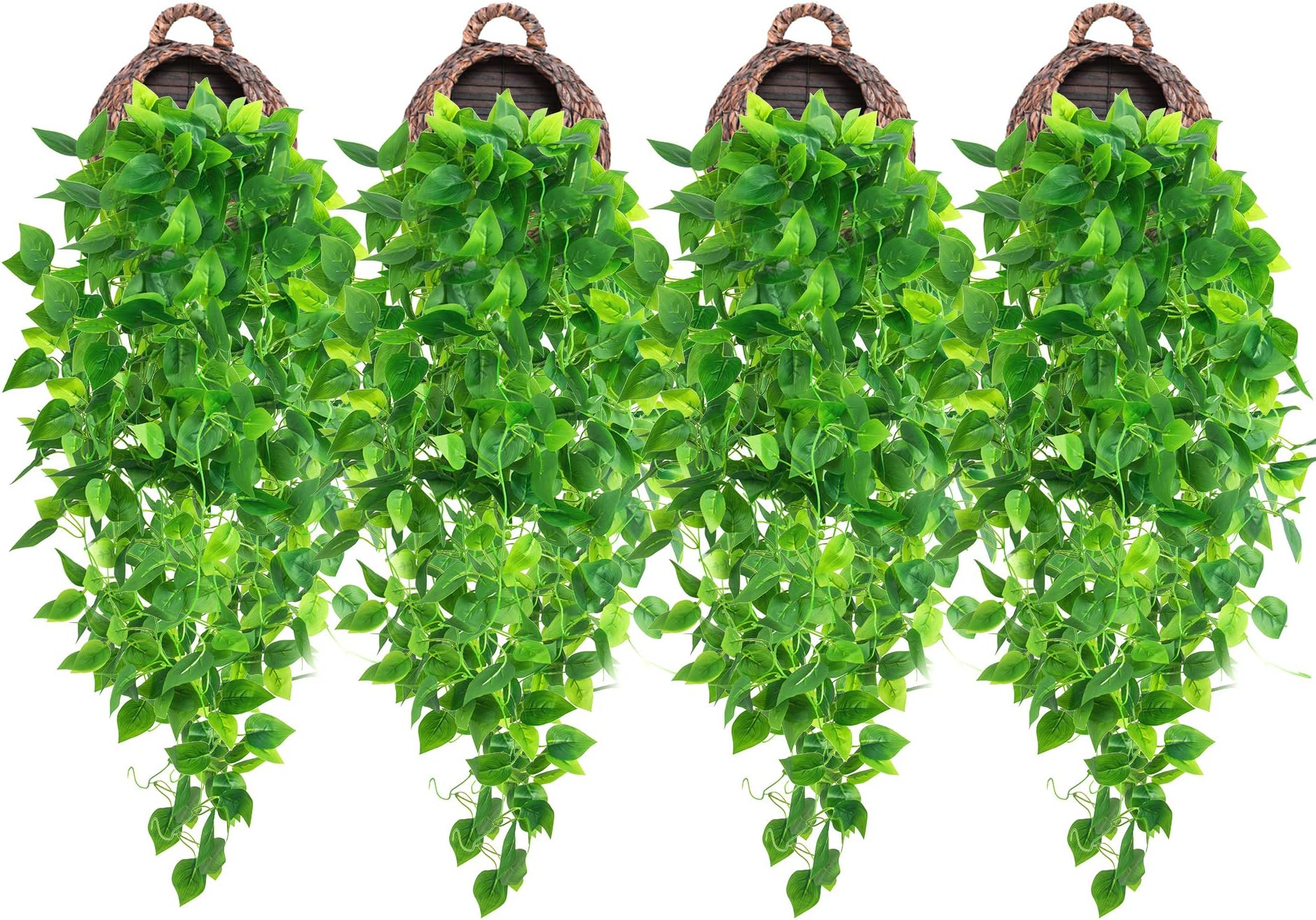 Amazon.com: Larksilk Cascading English Ivy - Artificial Ivy Vine for ...