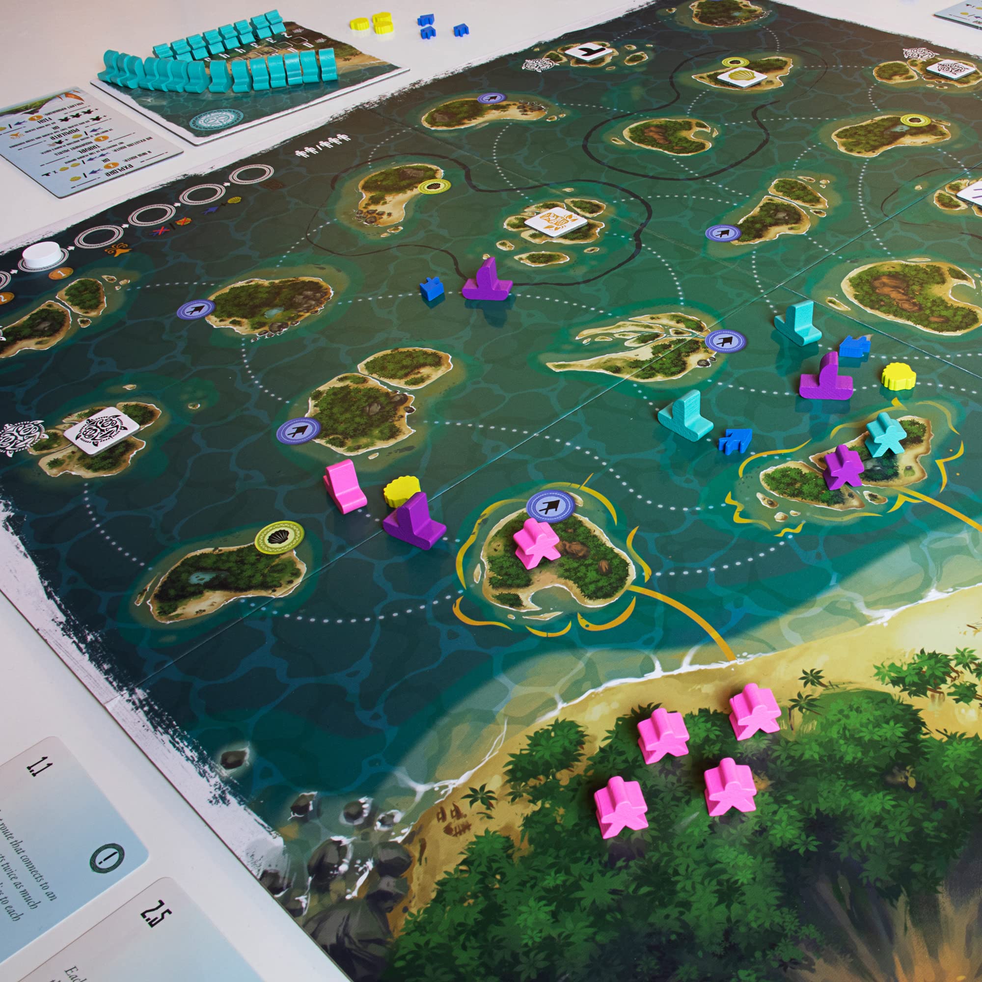 Snapklik.com : Polynesia Board Game Expansion MAP Strategy Board Game ...