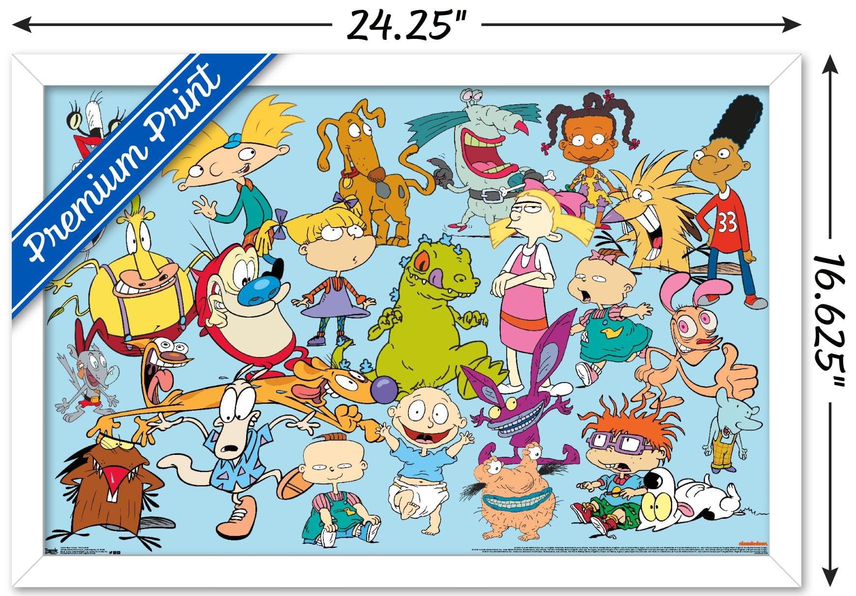 Nicktoons Characters Poster Nickelodeon Kart Racers Wikipedia