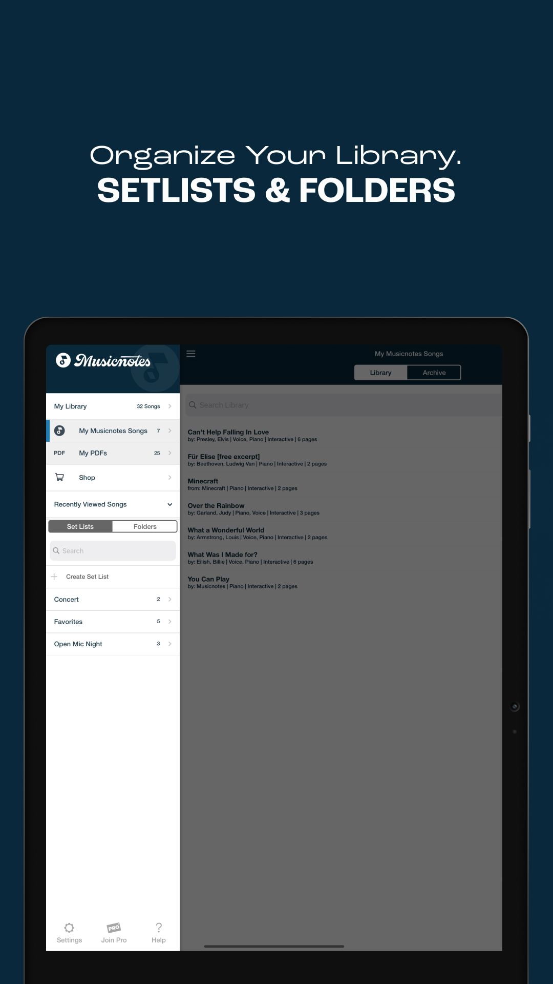 Musicnotes Sheet Music Digital Player - App on Amazon Appstore