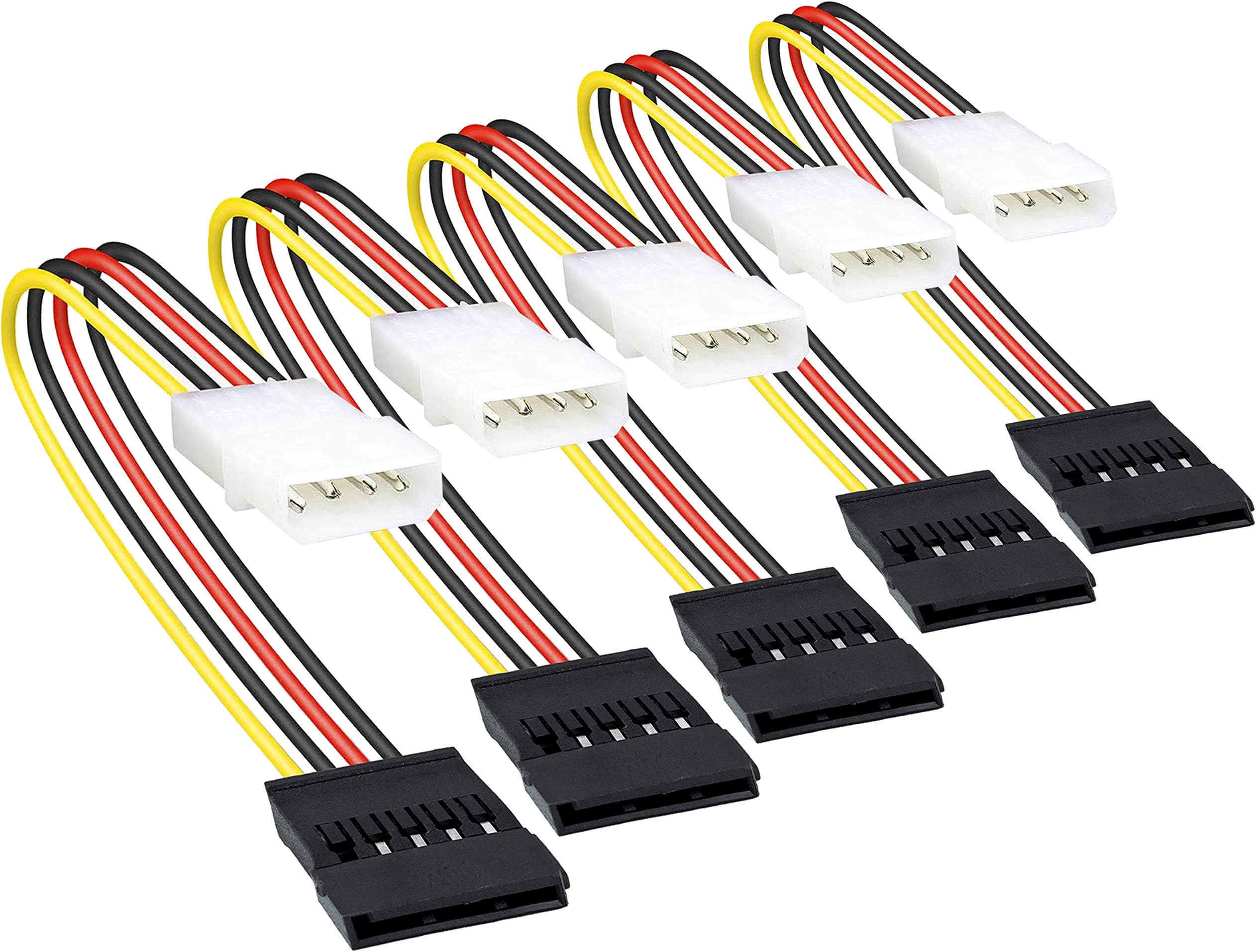 Amazon.in: Buy Storite Projector Molex to SATA Cable, 15 Pin SATA to 4 ...
