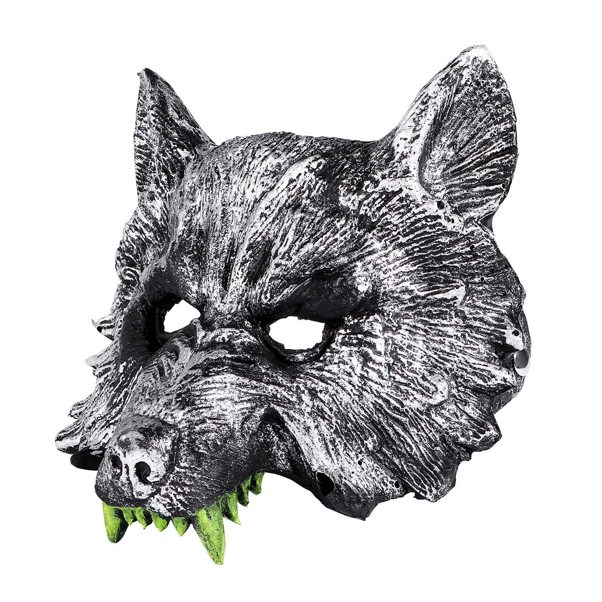 NUOLUX Head Wolf Mask 3D Werewolf Mask Halloween Haunted House Props ...