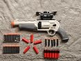 Amazon.com: Toy Guns for Boys, Shotgun Foam Blaster, Enhanced Revolver ...