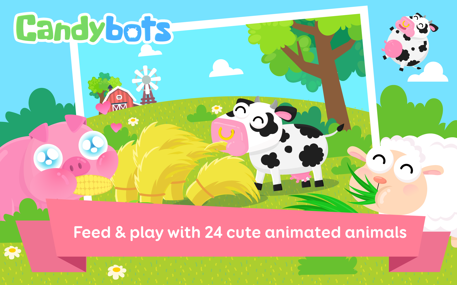 Aplicación CandyBots Animals Sounds & Name 🐱 en Amazon Appstore