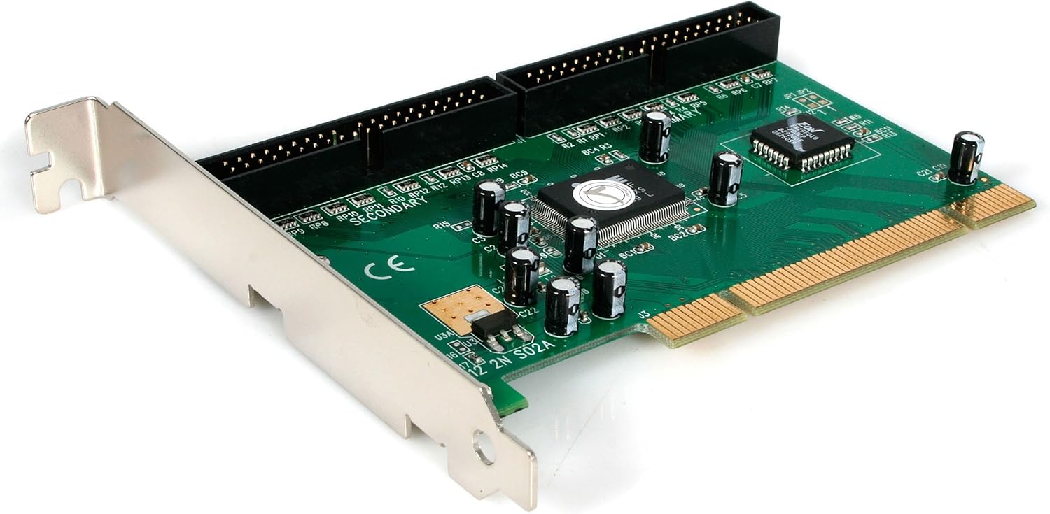 Amazon.com: StarTech.com 2 Port PCI IDE Controller Adapter Card ...