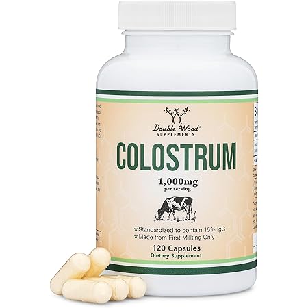 Amazon.com: Colostrum Supplement 120 Capsules, 1,000mg per Serving ...