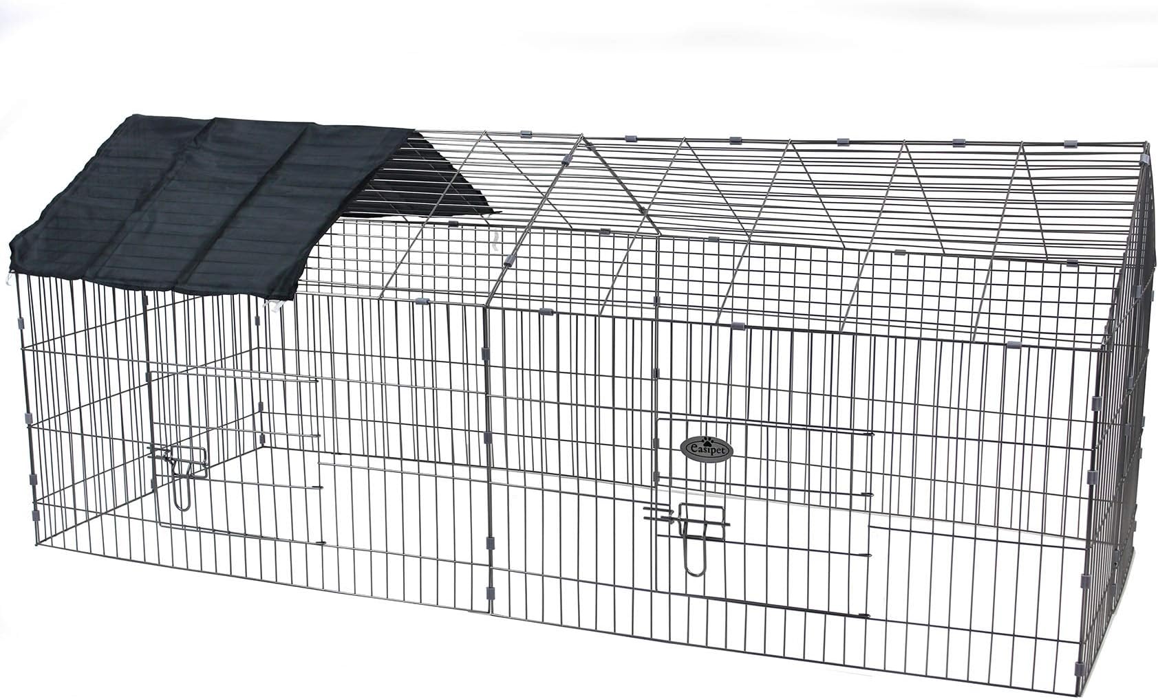 BUNNY BUSINESS Guinea Pig and Rabbit Run, 72-inch (6FT RUN RR2 ...