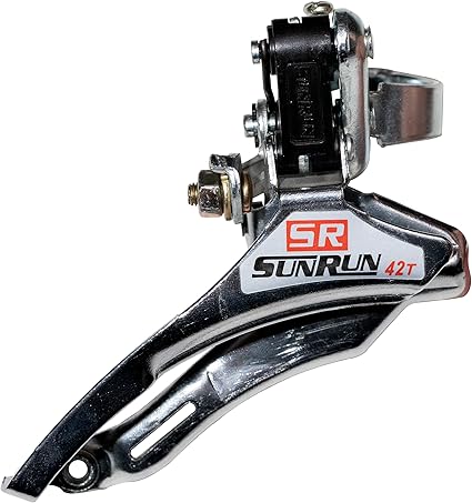Amazon.com : DR BIKE Bicycle Front Derailleur for 42T Chainring Smooth ...