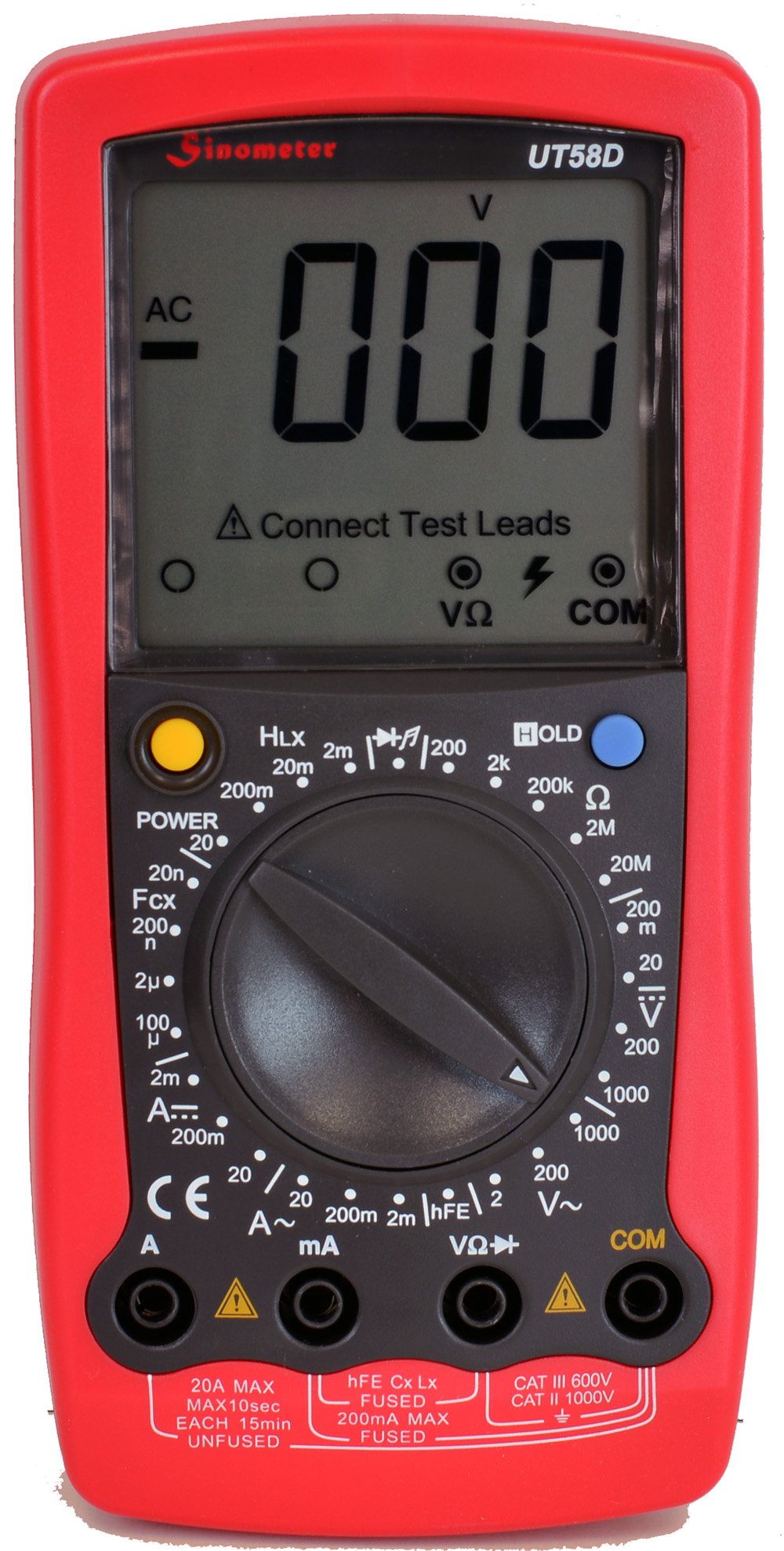Buy Uni-T UT58D AC/DC Digital LCR Multimeter With Large LCD and Wide ...