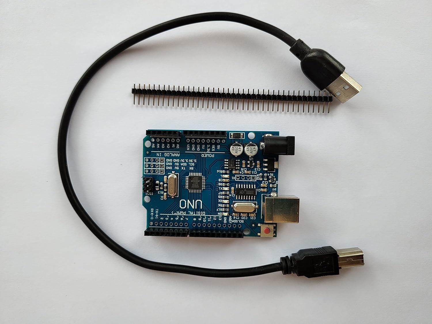 ControllersTech UNO R3 ATmega328P SMD CH340 Development Board With USB ...