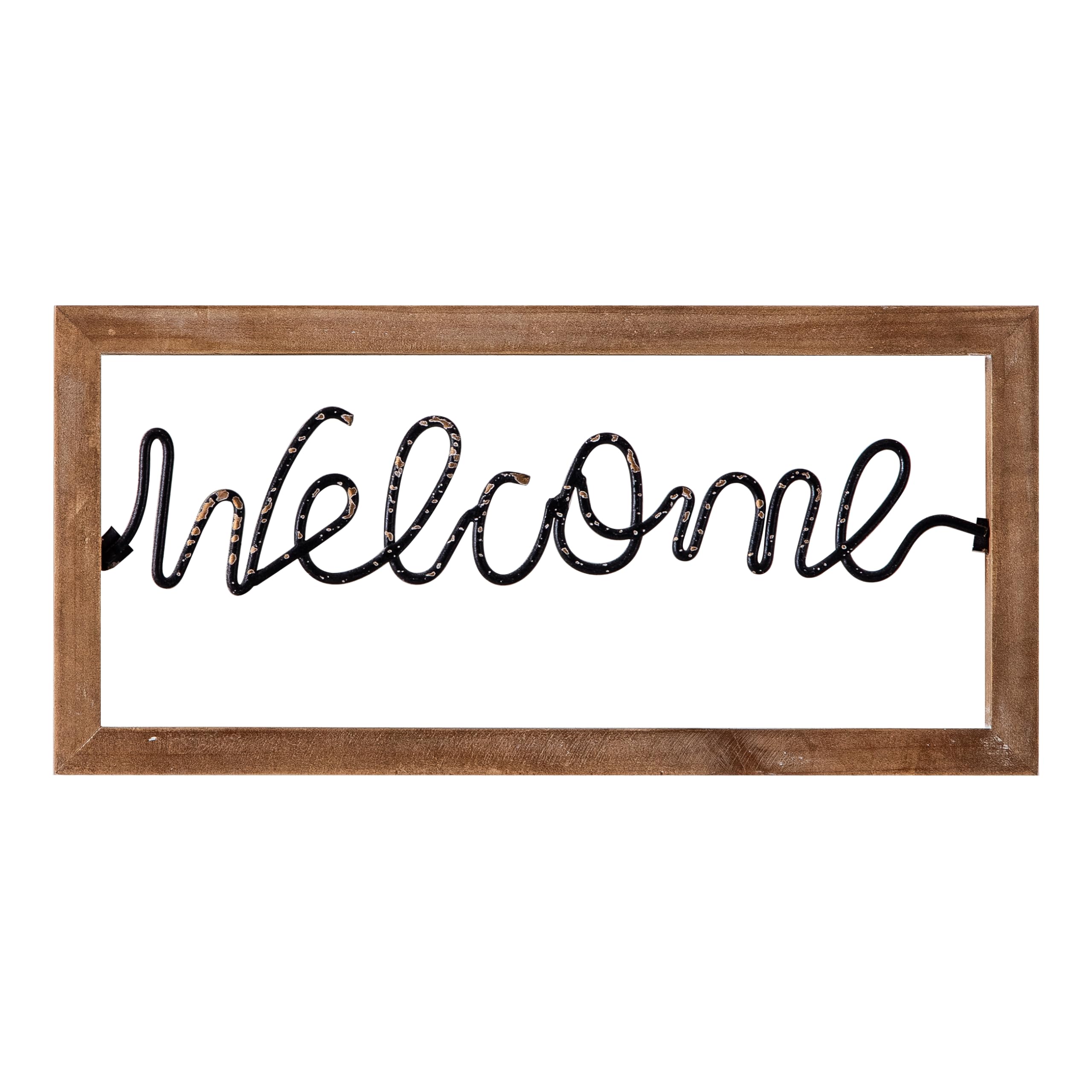 Amazon.com: Sintosin Hanging Funny Welcome Sign for Wall Decor Living ...