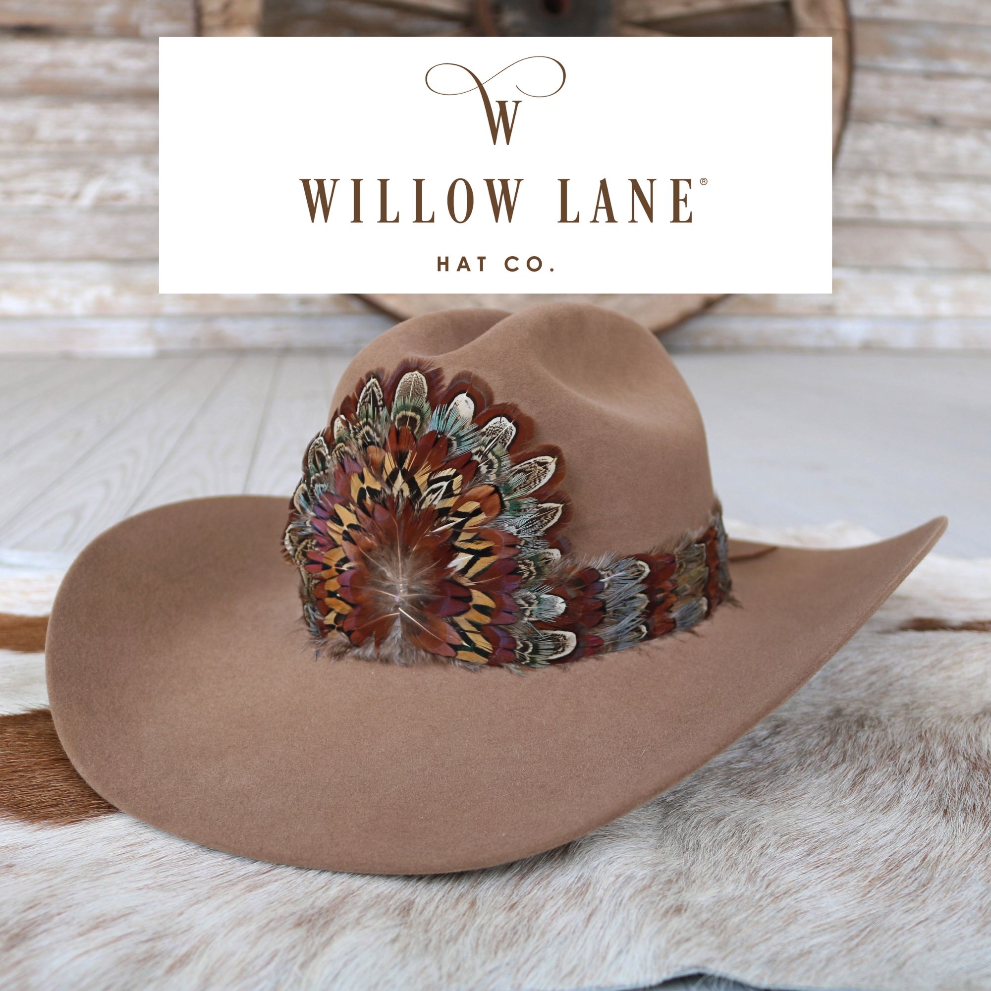 Natural s Rustic Cowboy Fashion Natural Feather Cowboy Hat Band ...