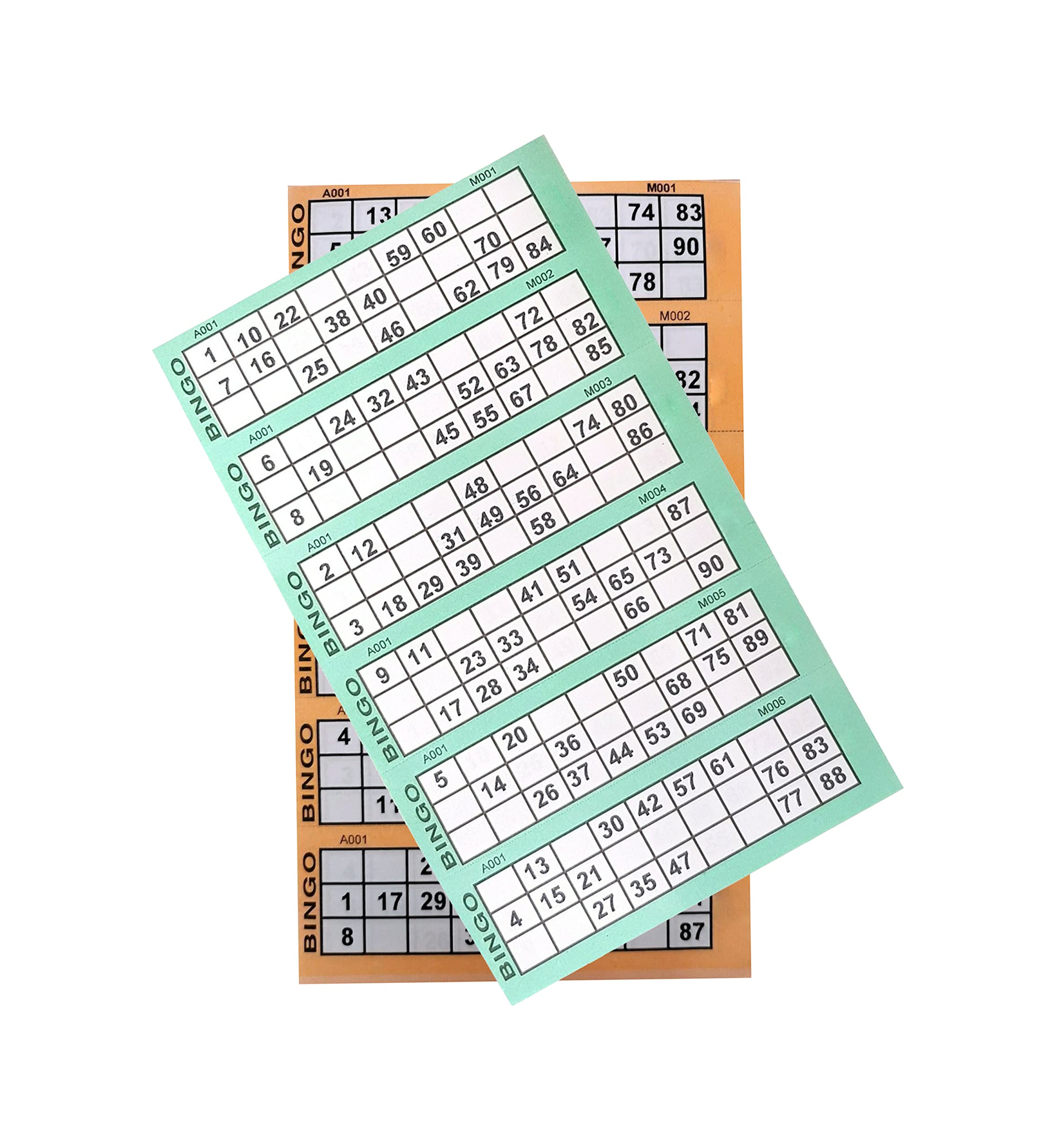 Vsorce4u 1 x 600 Large Bingo Tickets Book With Security Coded ...