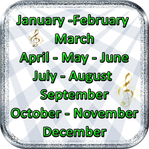 Months in English - App on Amazon Appstore