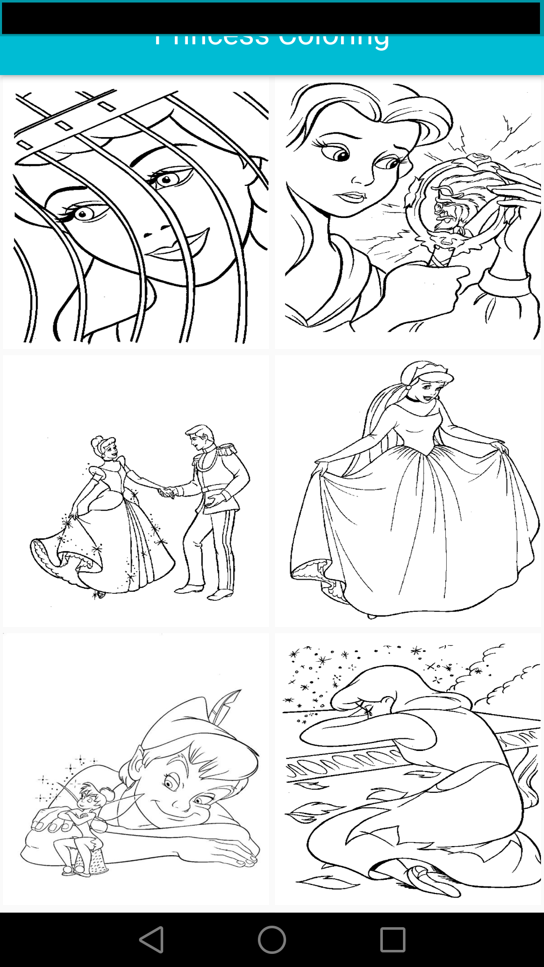 princess coloring : recolor coloring book ( free coloring ) - App on ...