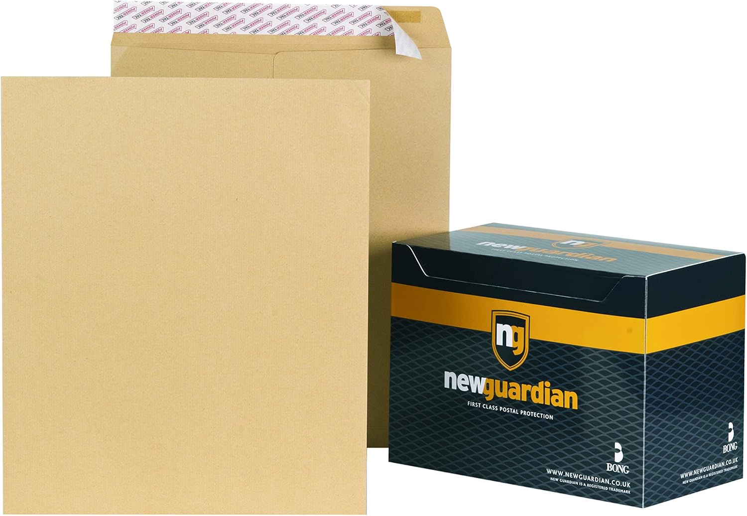 New Guardian Envelopes Heavyweight Pocket Peel and Seal Manilla ...