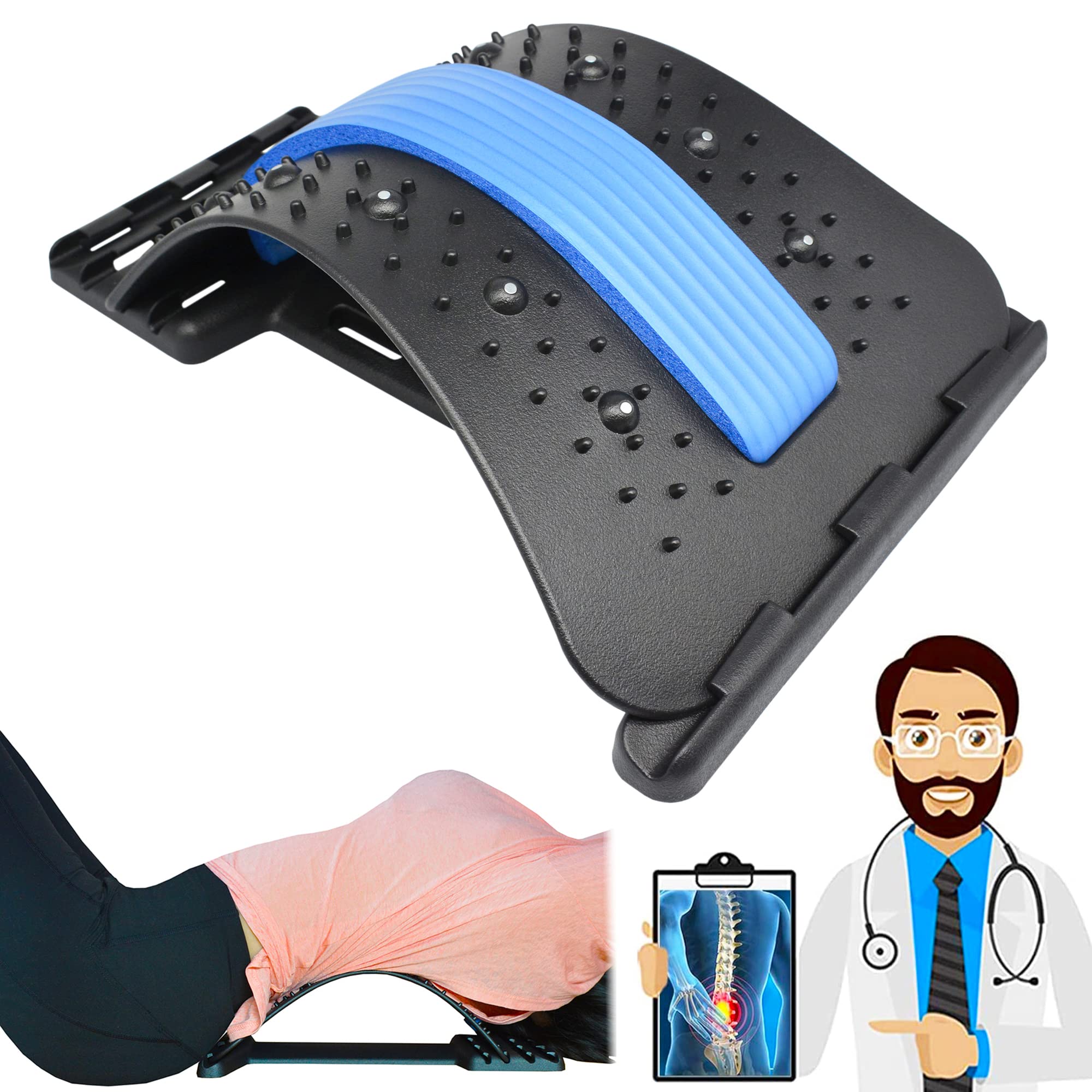 Back Stretcher Back Cracker 4 Level Lower Back Pain Relief | Desertcart ...