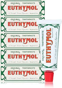 EUTHYMOL Original Toothpaste (3.7fl oz*5, Pack of 5) - Fluoride-Free ...