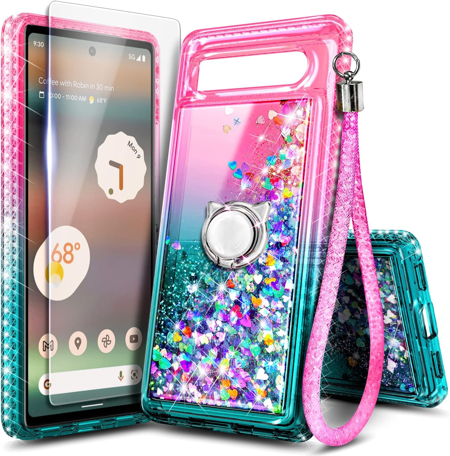 Amazon.com: WDHD Compatible with Gabb Phone 4 Pro Case, Glitter ...