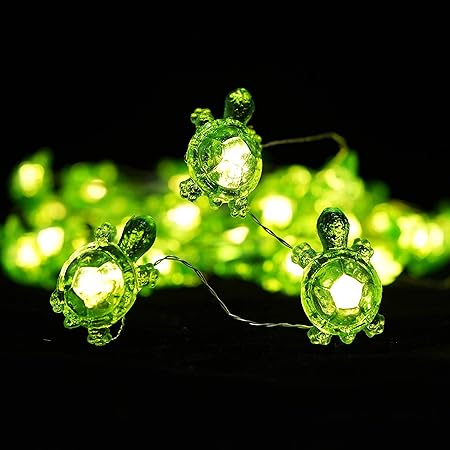 Amazon.com: Decorman Turtle Decorative String Lights, 14ft 40 LED 8 ...