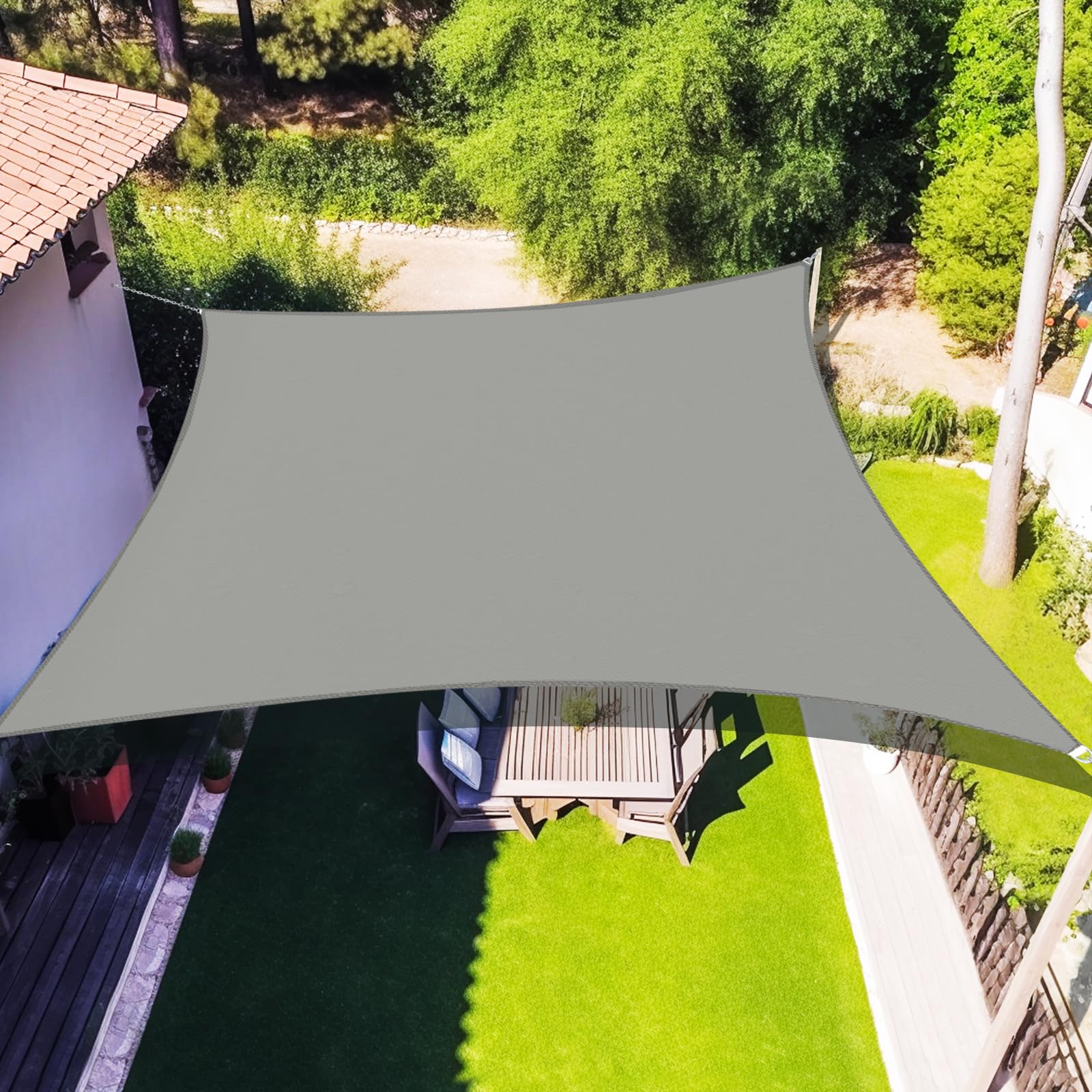 Snapklik.com : Amagenix 4 X 5 Custom Waterproof Sun Shade Sail Canopy ...