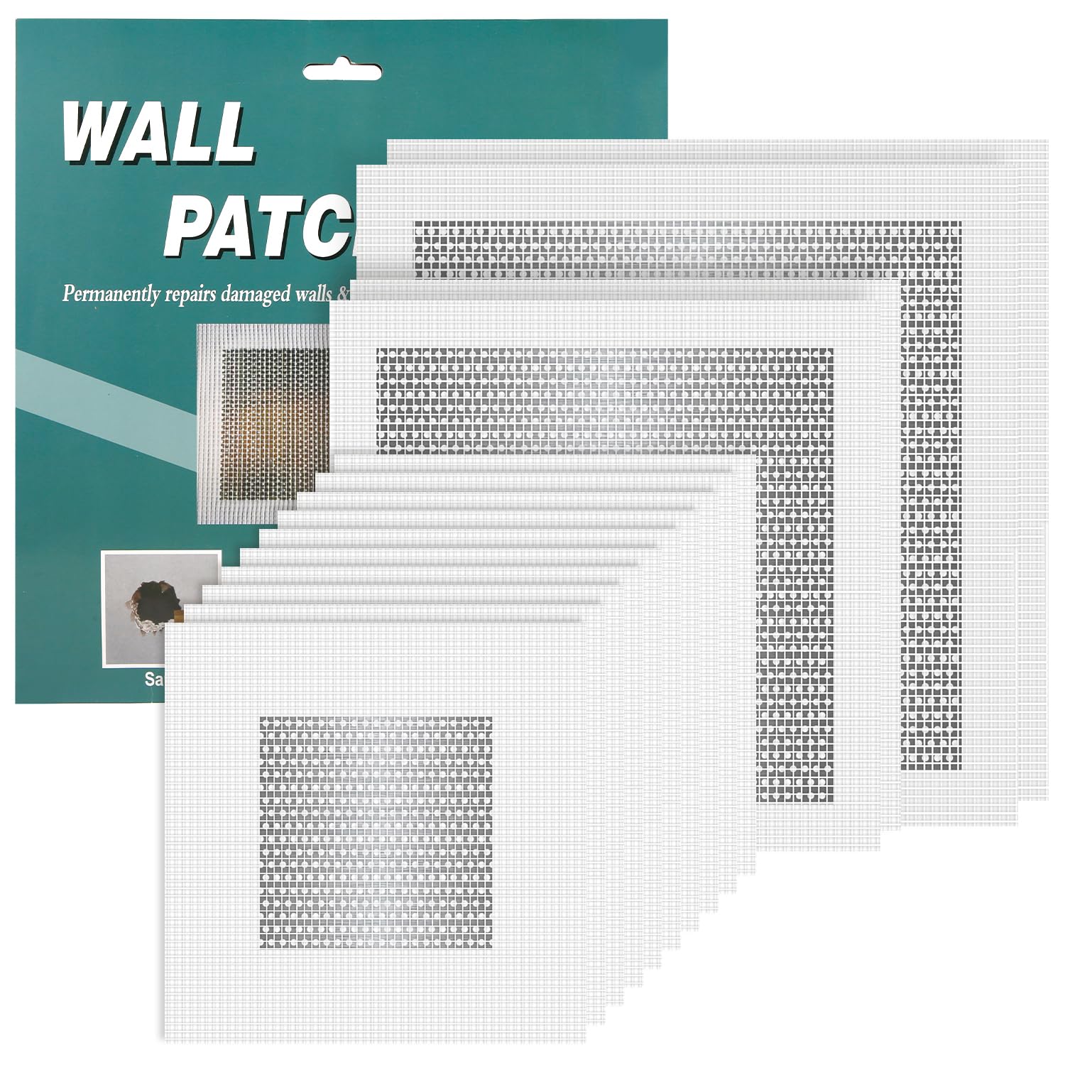 14pcs Drywall Repair Kits, 4/6/8 Inch Self Adhesive Drywall Patch ...