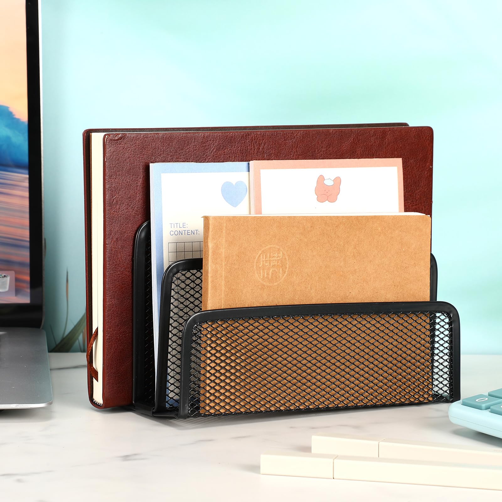 Snapklik.com : Kosiz 3 Pack Mail Organizer Folder Post Note Holder File ...